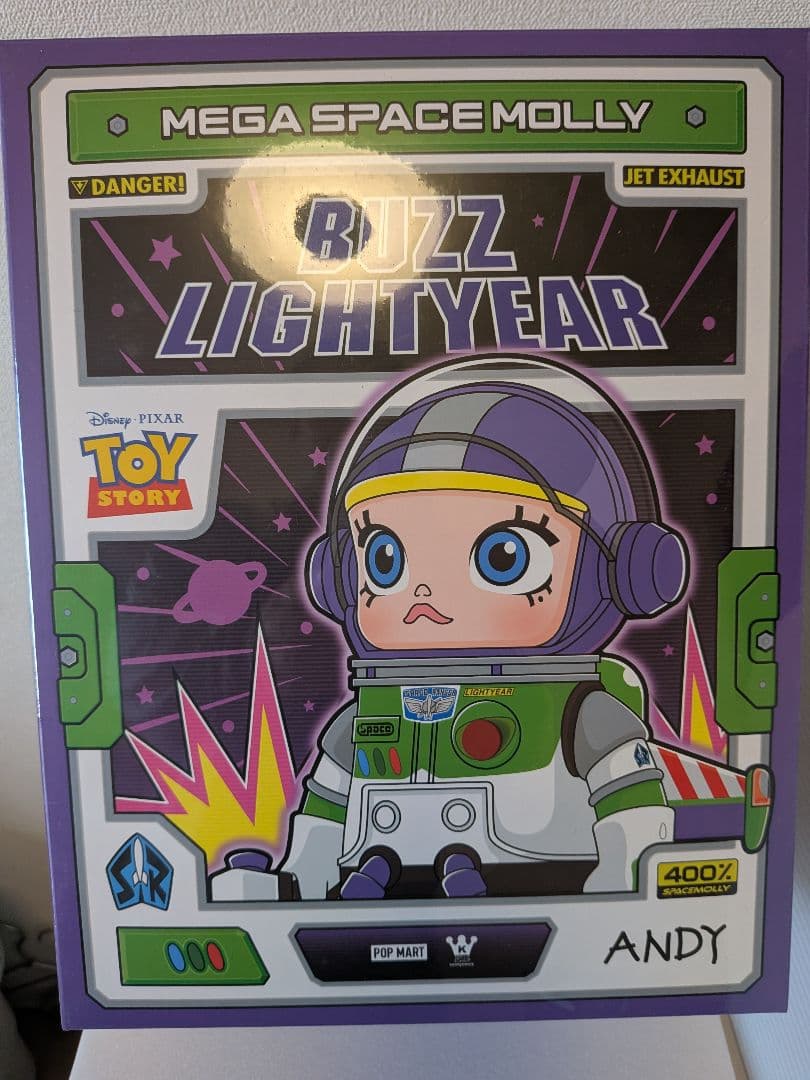 【新品未開封】MEGASPACEMOLLY400% Buzz Lightyear
