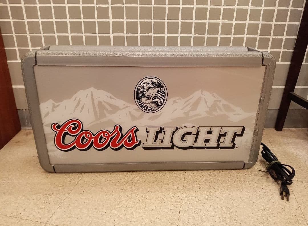 希少　Coors LIGHT 照明　ライトサイン　アメリカンビンテージ