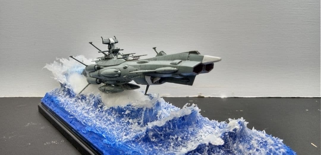 バンダイ.メカコレ.宇宙戦艦ヤマト2202 アンドロメダ ジオラマ完成品