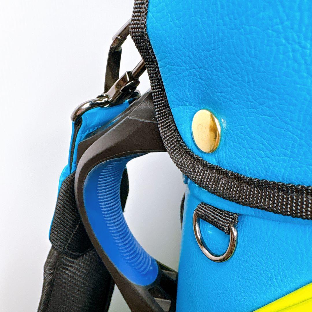 テーラーメイド　TaylorMade ブルー　カート式 キャディバッグ 9.5型