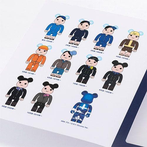BE@RBRICK ANA創立70周年記念歴代制服コレクション 11体セット