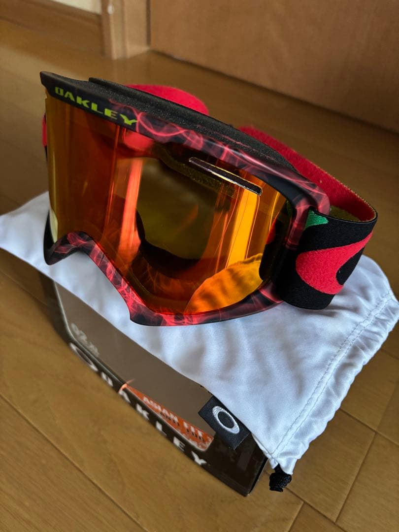 OAKLEY ゴーグル ラスタ　オレンジ ミラー used
