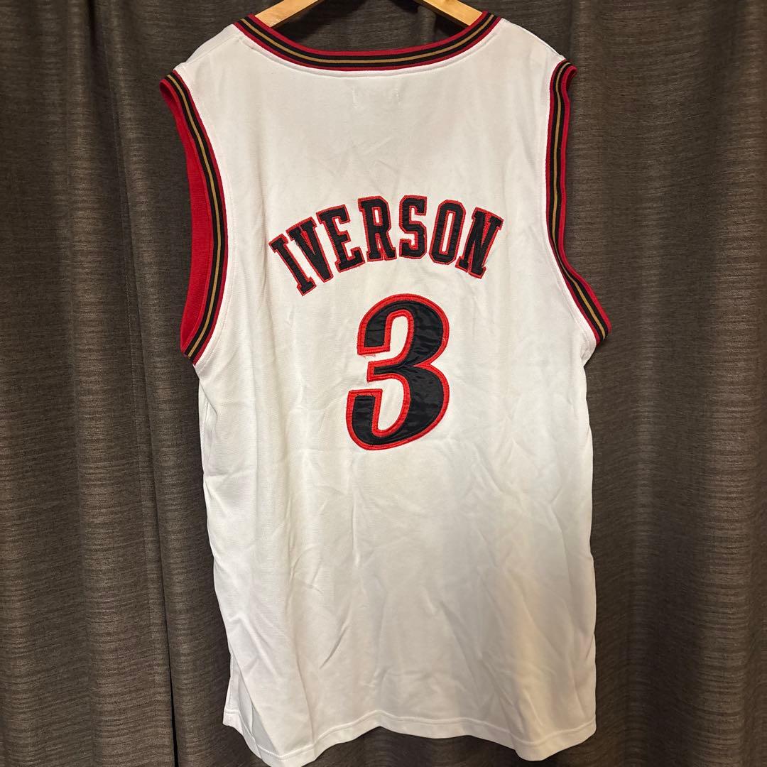 76ers Iverson ユニフォーム XL アレン アイバーソン