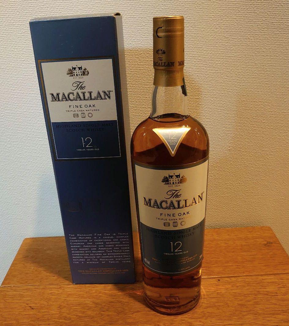ウイスキー The Macallan Fine Oak 12 Years Old 700ml