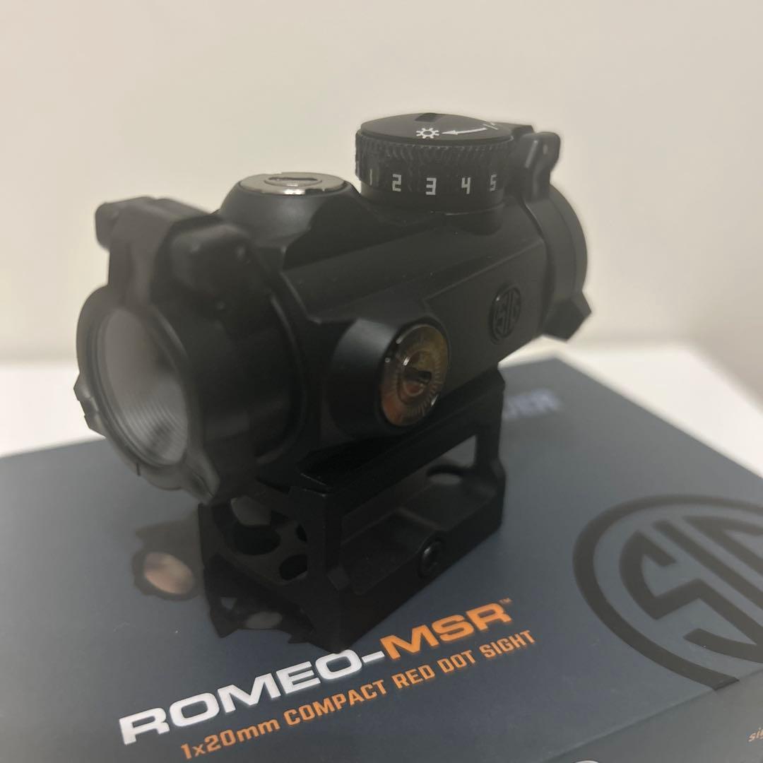 実物？ レプリカ？ SIG SAUER ROMEO-MSR ドットサイト
