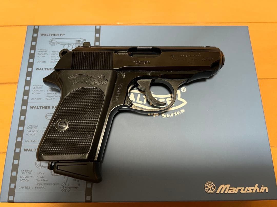 マルシン ワルサー PPK モデルガン WディープブラックABS 完成品セット