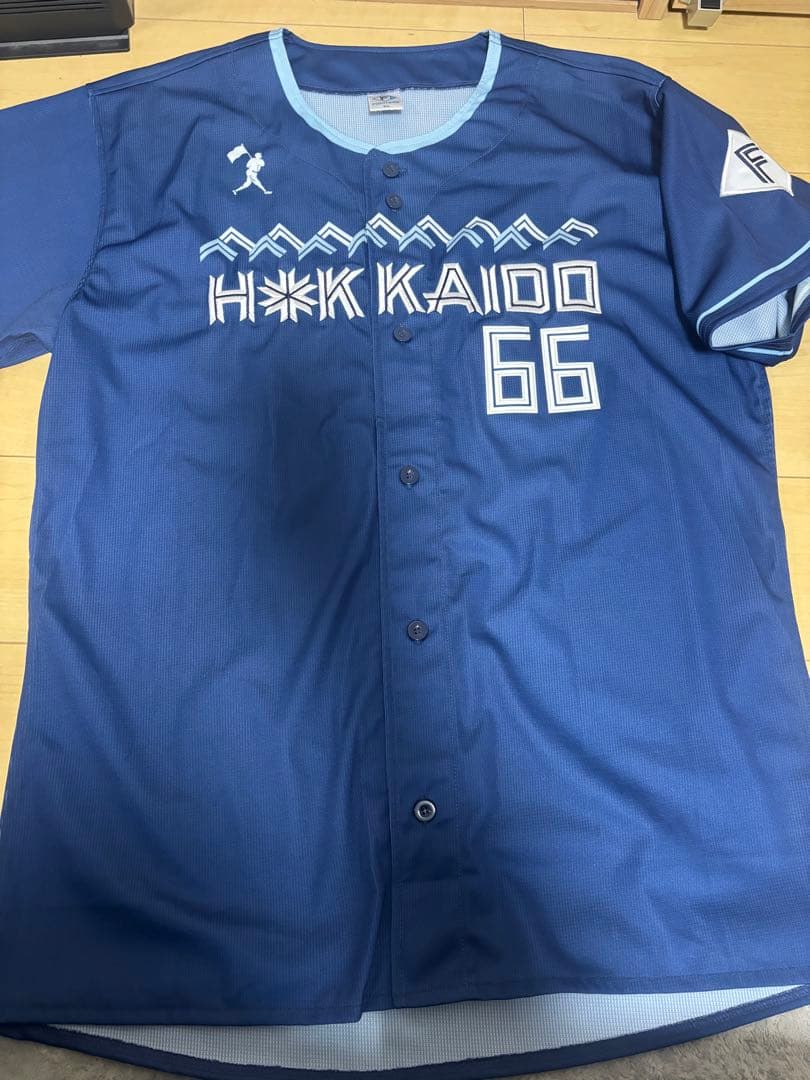 日本ハムファイターズ 万波中正 ユニフォーム we love Hokkaido