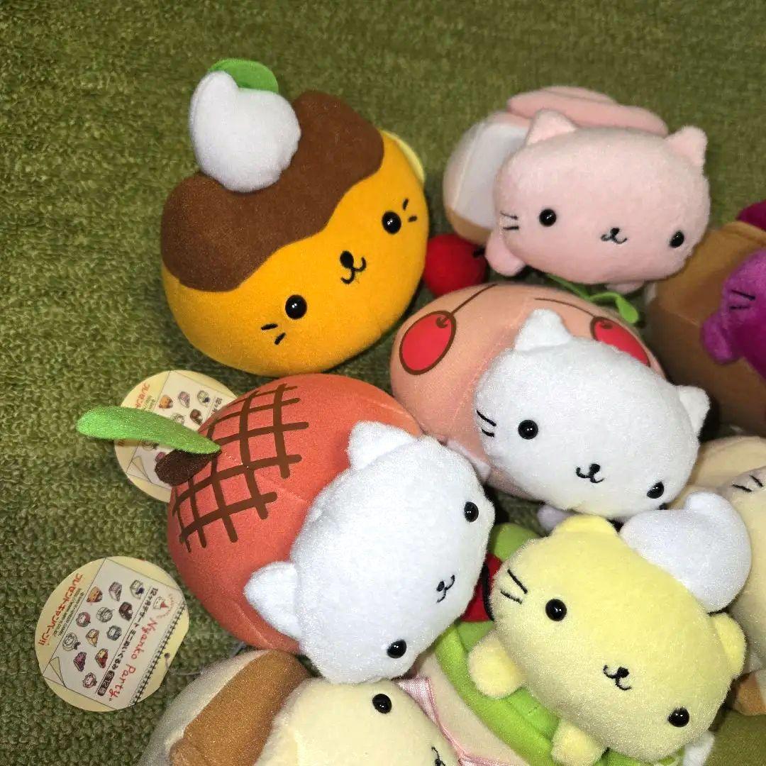 新品☆にゃんにゃんにゃんこ にゃんこパーティー ぬいぐるみ 12ヶ月 ⑫点