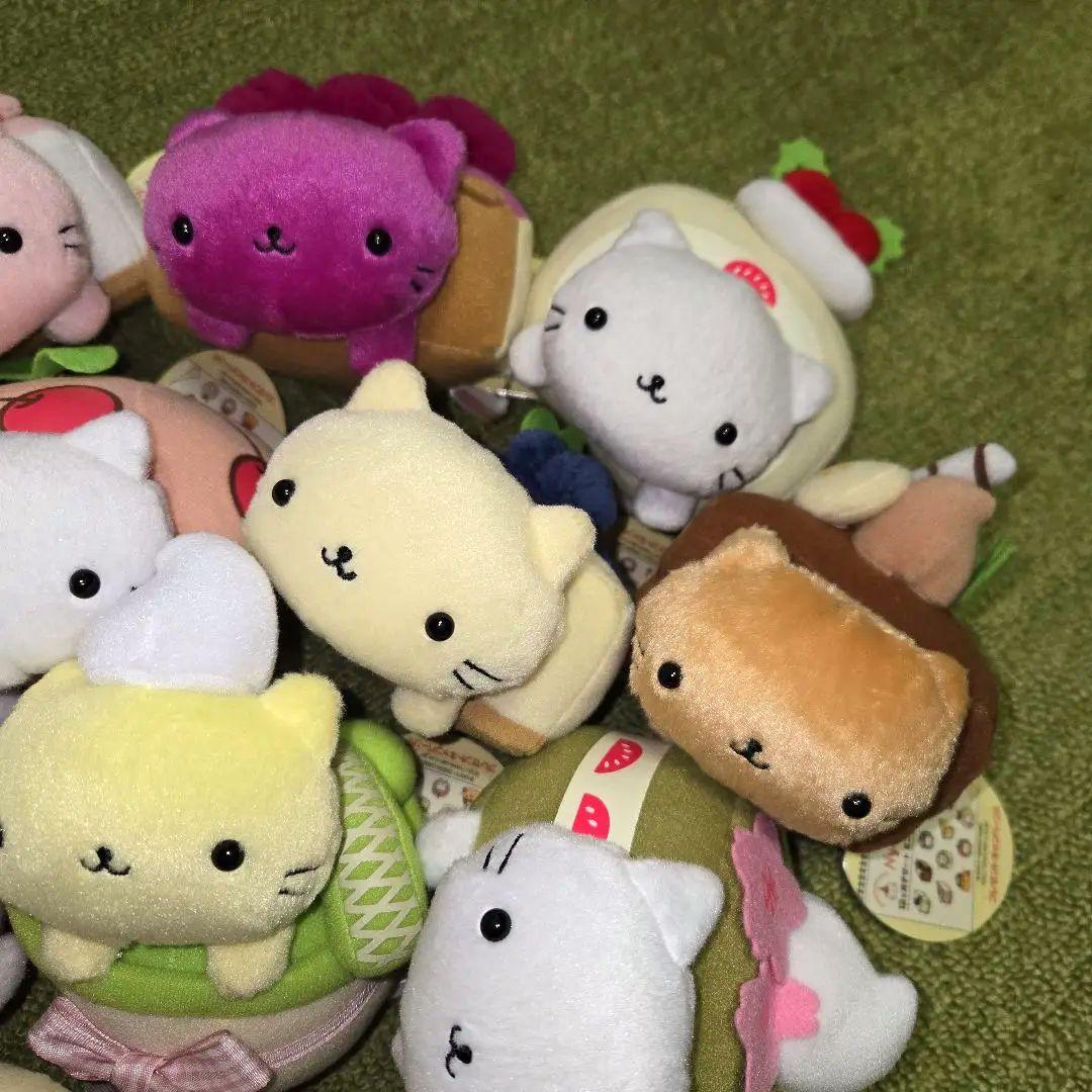 新品☆にゃんにゃんにゃんこ にゃんこパーティー ぬいぐるみ 12ヶ月 ⑫点
