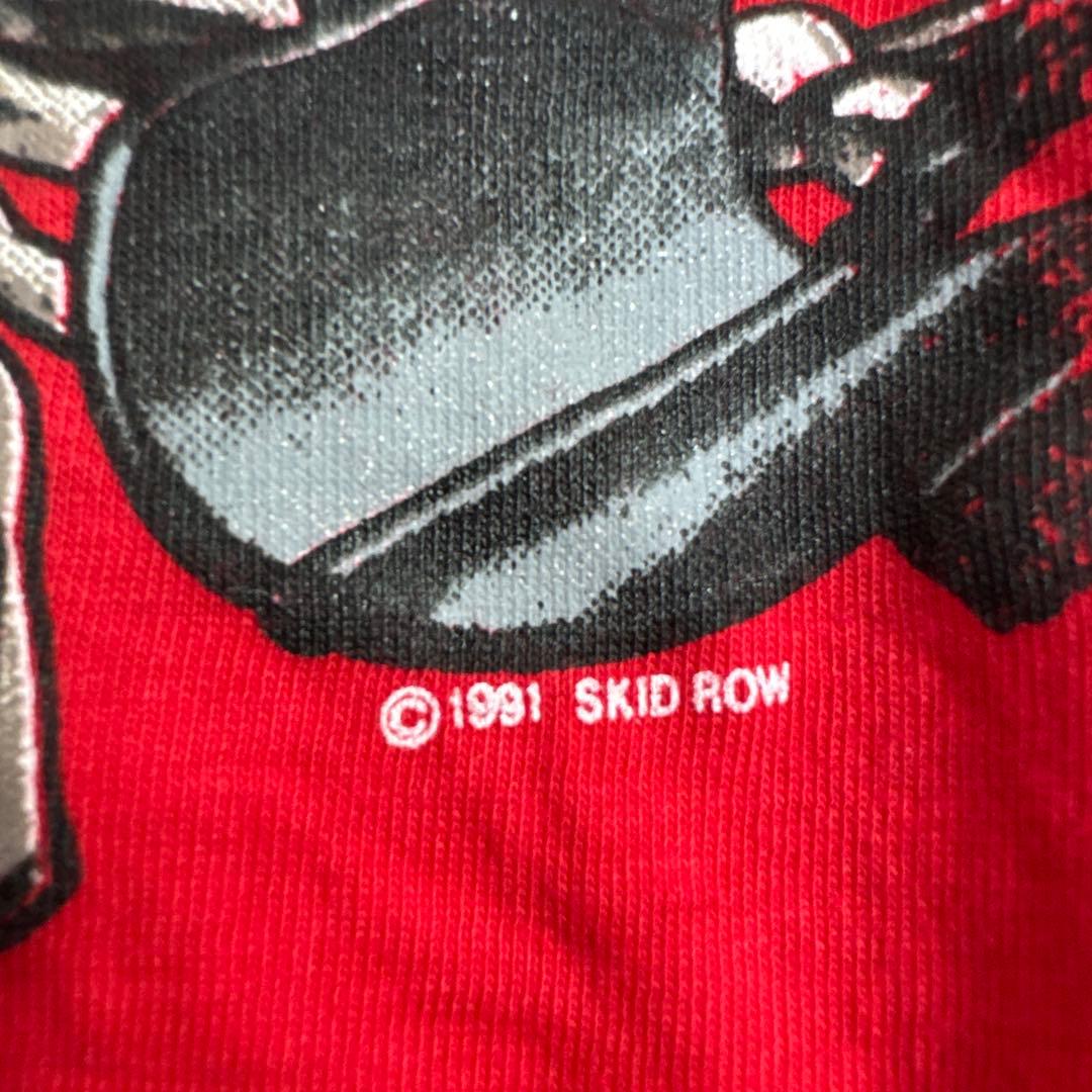 希少 90s 当時物 ヴィンテージ バンドTシャツ SKID ROW L