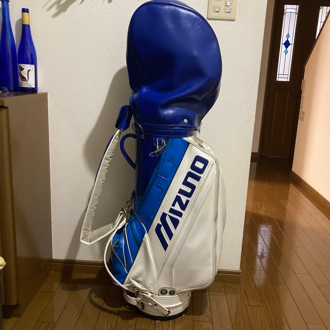 MIZUNO キャディバッグ 青/白