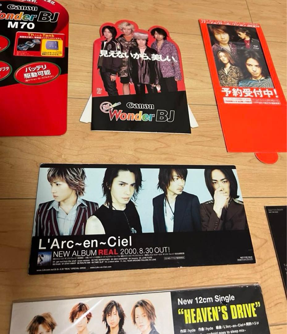 L'Arc～en～Ciel 店頭ポップ（ NEO UNIVERSE 、REAL）