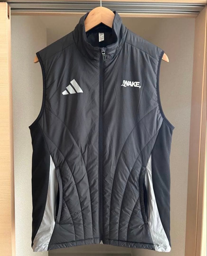 ウォーキング・ランニングウェア WAKE Sapporo adidas puff vest XL