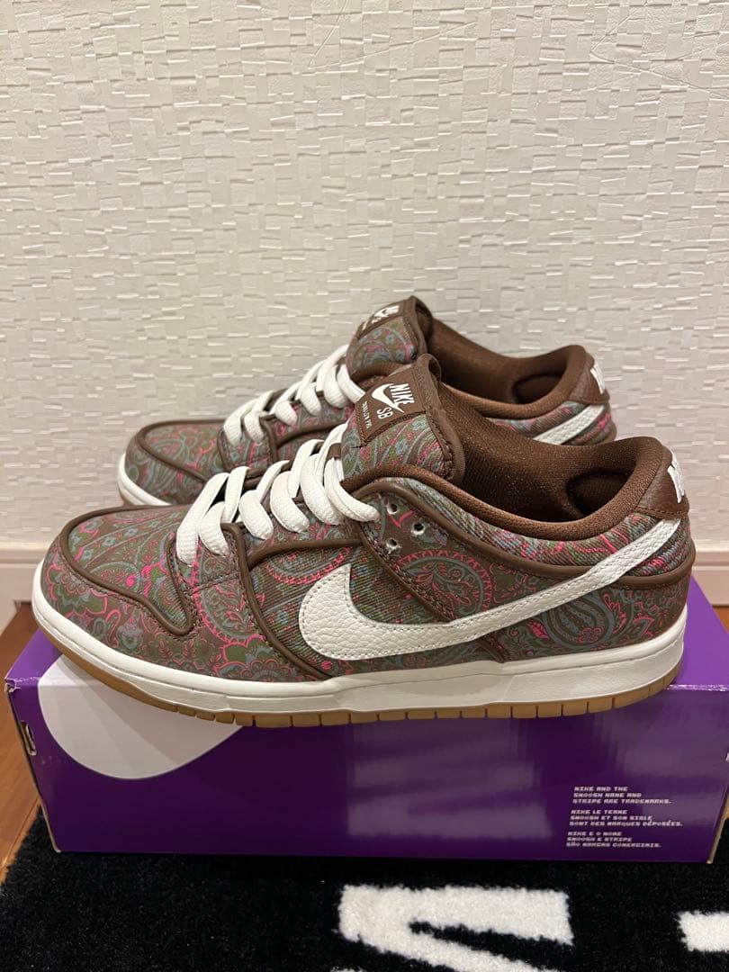 _aka.4iy_ Nike Dunk Low Pro SB ペイズリー柄