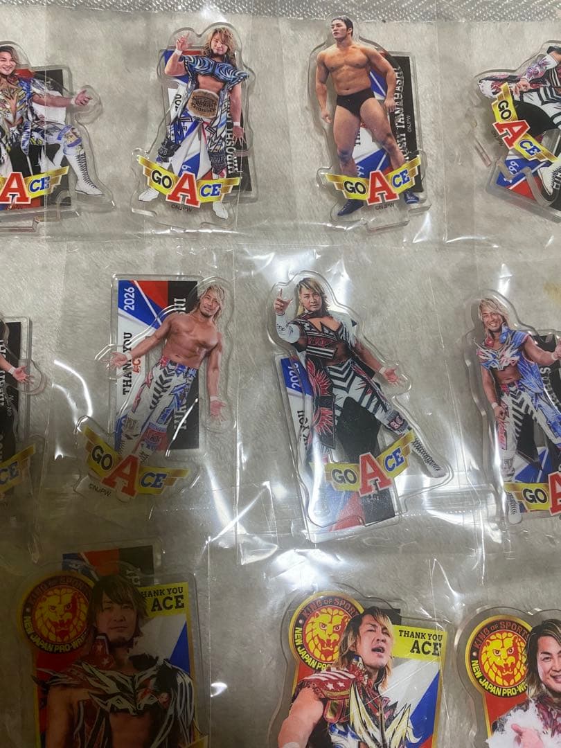 新日本プロレス　棚橋弘至 アクリルスタンド33種セット　バラ売り可能