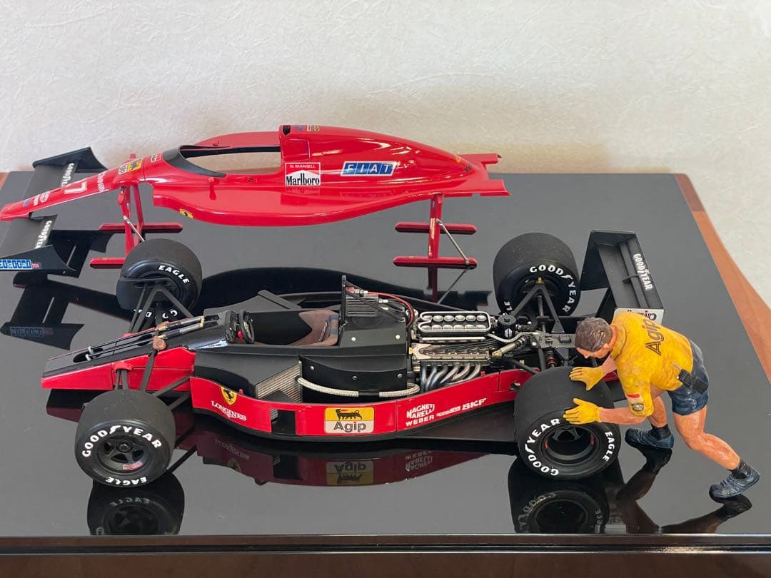 TAMIYA製　Ferrari F189 モデル 完成品フィギュア付