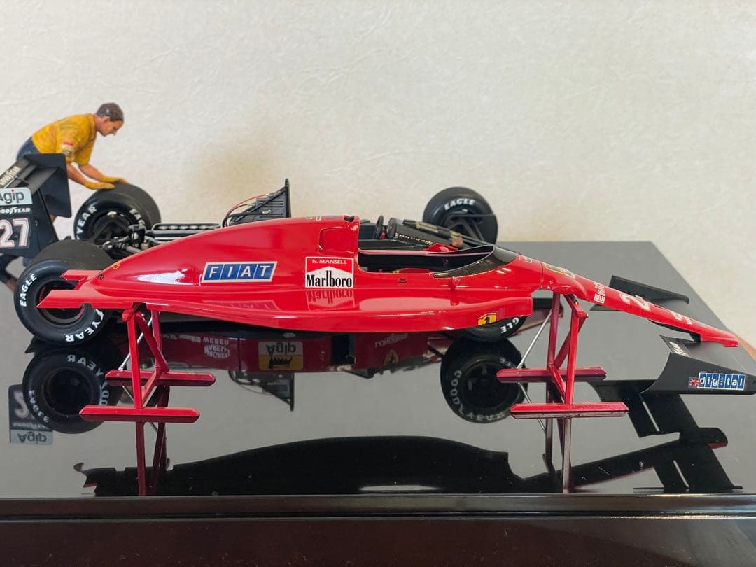 TAMIYA製　Ferrari F189 モデル 完成品フィギュア付