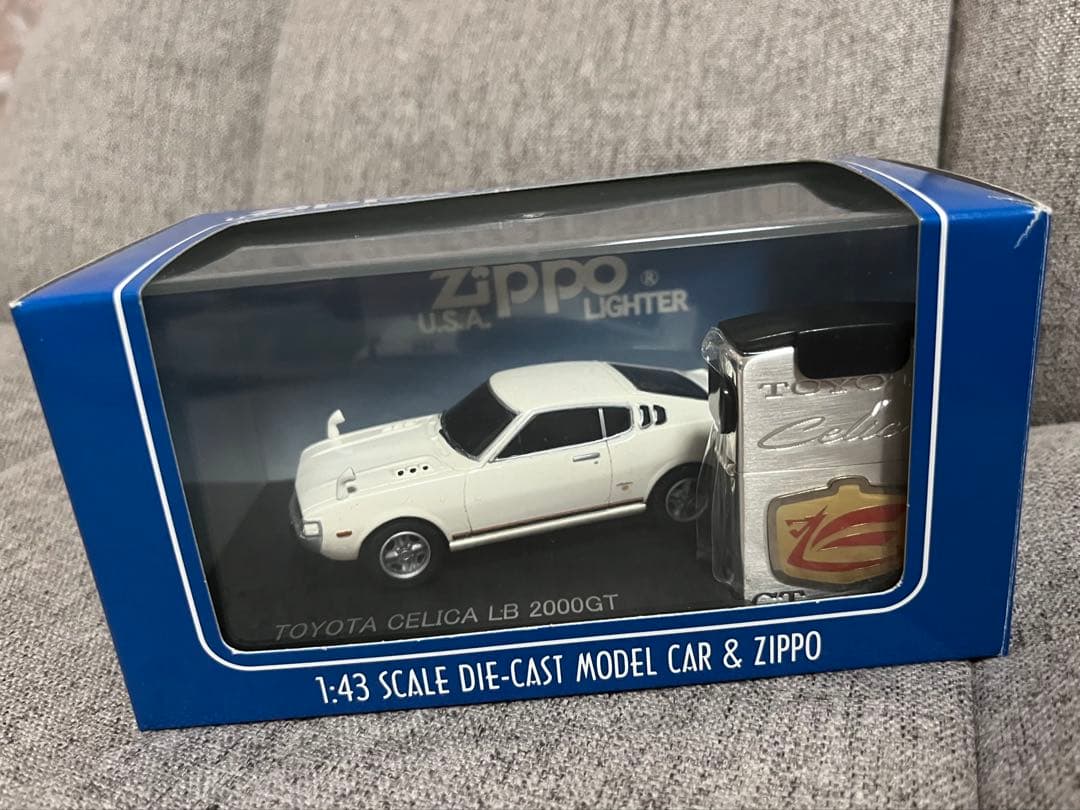 TOYOTA CELICA LB 2000GT ミニカー&ZIPPOライター