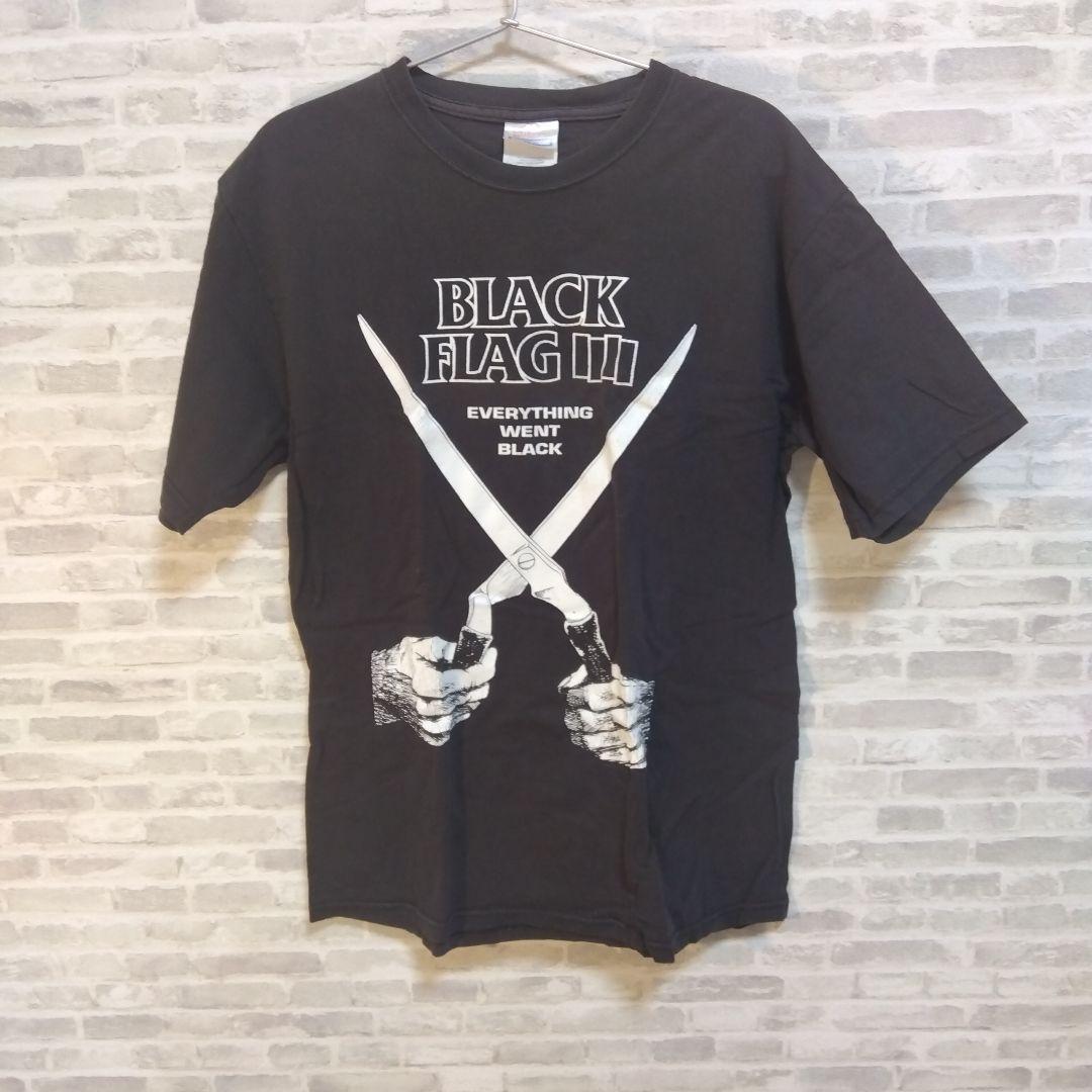 90sビンテージBLACK FLAG Tシャツ パンクHARDCORE Mサイズ