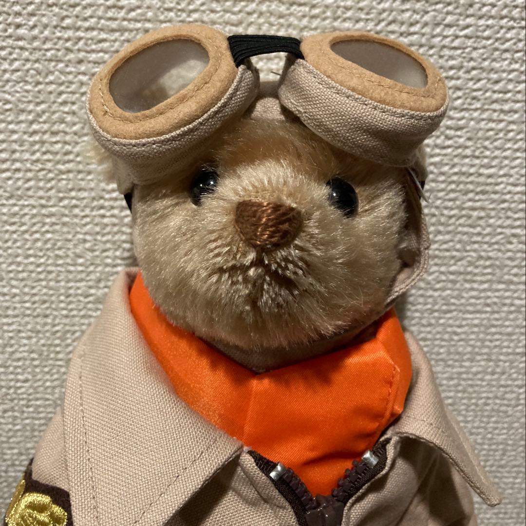 シュタイフ テディベア JAL Pilot Teddy bear 限定版