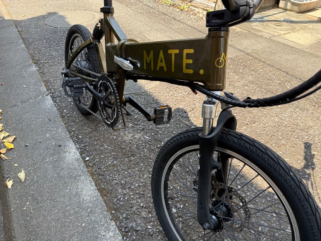 MATE CITY プラス電動アシスト自転車 ゴールデンオリーブ