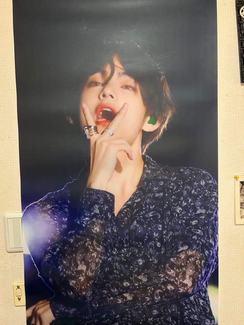 BTS V ポスター　バーナー　60X180cm