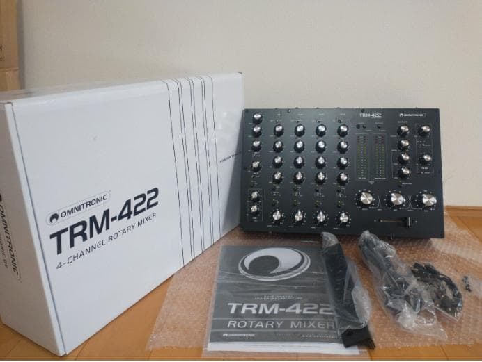 Omnitronic TRM-422 4CHロータリーミキサー 新品未使用