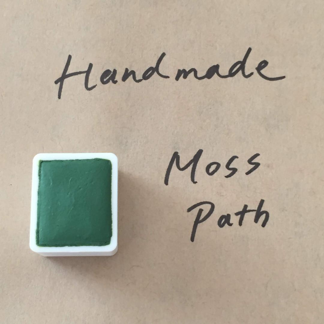 自家製絵の具 Moss Path　ハーフパン