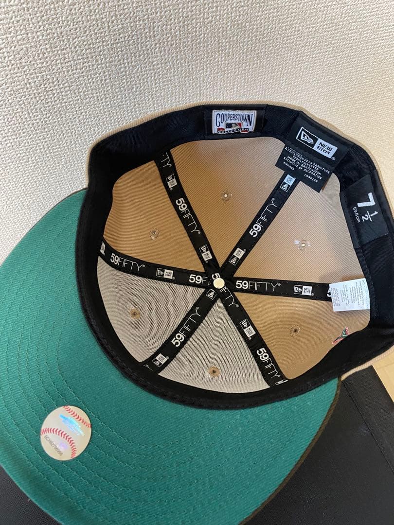 ニューエラ 59FIFTY ANGELS エンゼルス　大谷 ベージュ　茶　LA