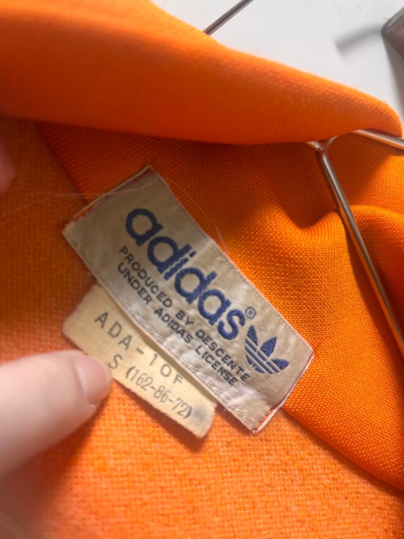 vintage adidas トラックジャケット トレフォイル　シルエット◎