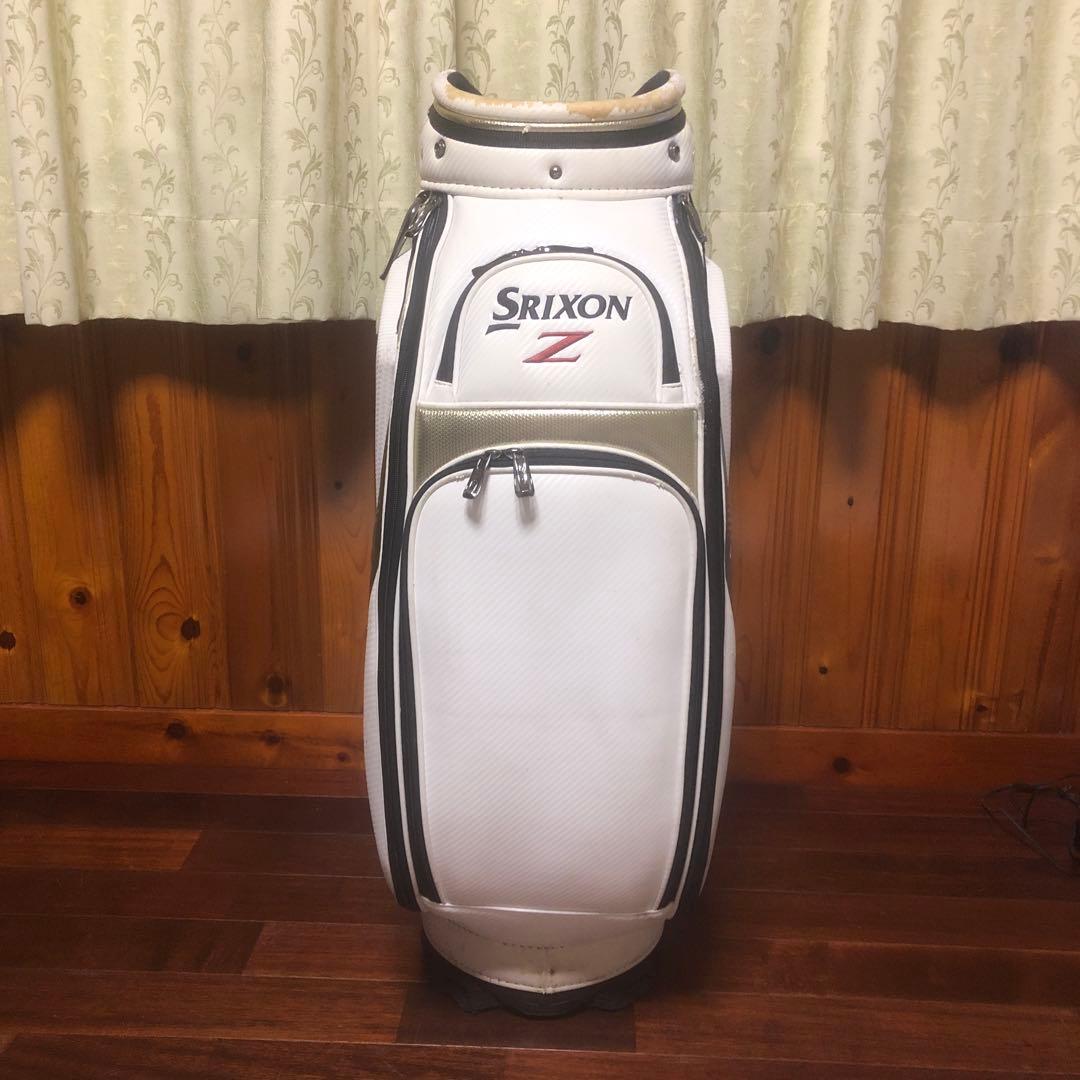 Srixon ホワイト キャディバッグ
