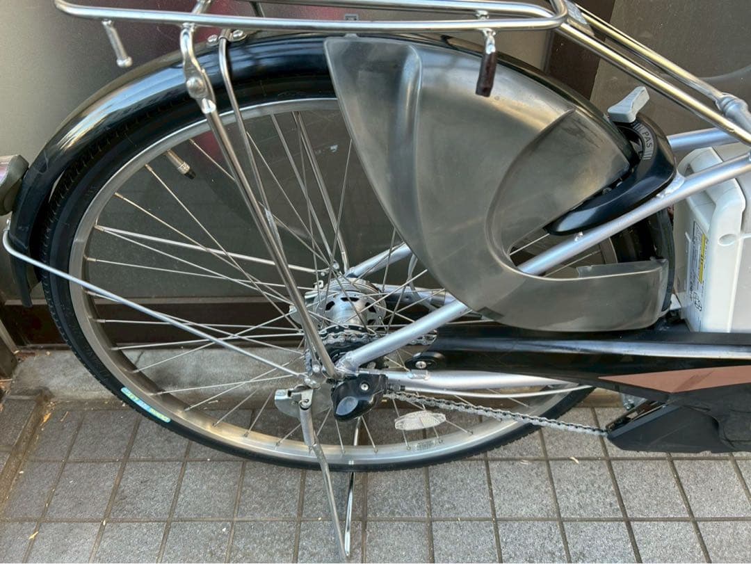 中古電動自転車　ヤマハ　パスナチュラ　シルバー　極上バッテリー！　横浜