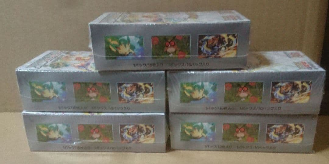 ポケモンカードゲーム テラスタルフェスex 5BOX シュリンク付き 未開封