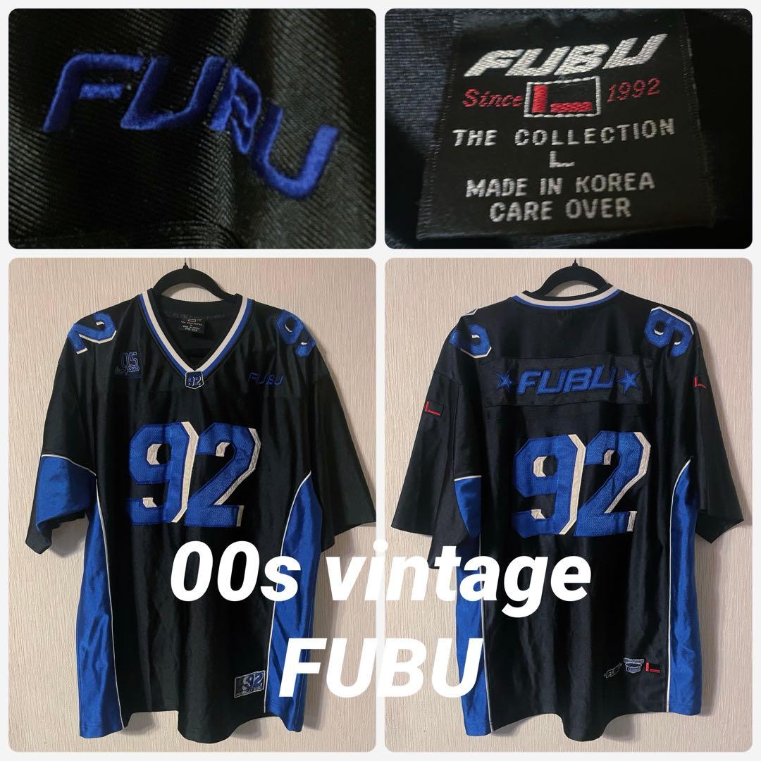 ビンテージ 00s FUBU メンズL ユニフォーム　フットボールシャツ　フブ