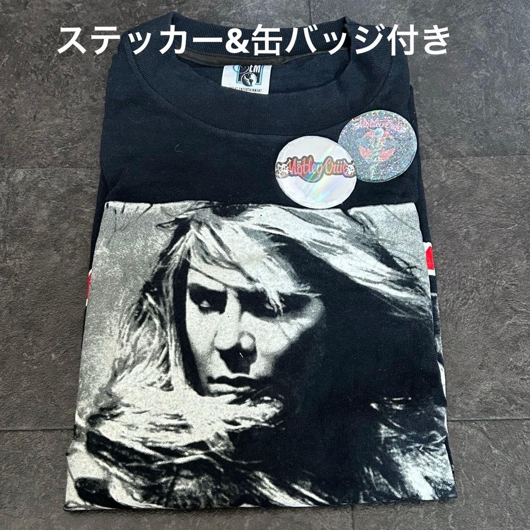 Vince Neil ヴィンテージ ツアーTシャツ ステッカー&缶バッジ付き