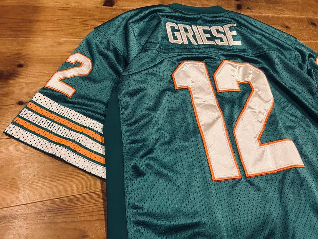 ゲームシャツ 古着 90s Mitchell & Ness マイアミ NFL