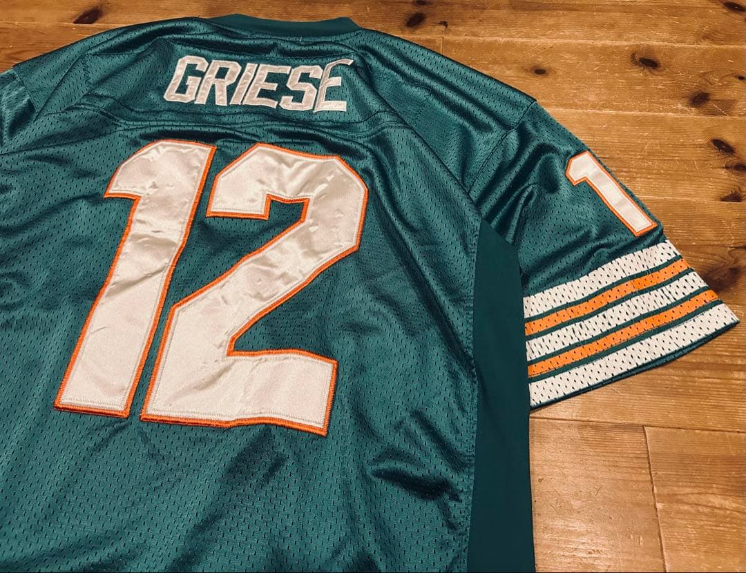 ゲームシャツ 古着 90s Mitchell & Ness マイアミ NFL