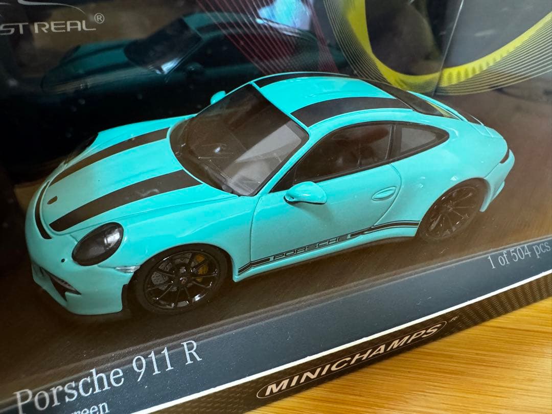 【MINICHAMPS】限定504台Porsche911 R Mintgreen