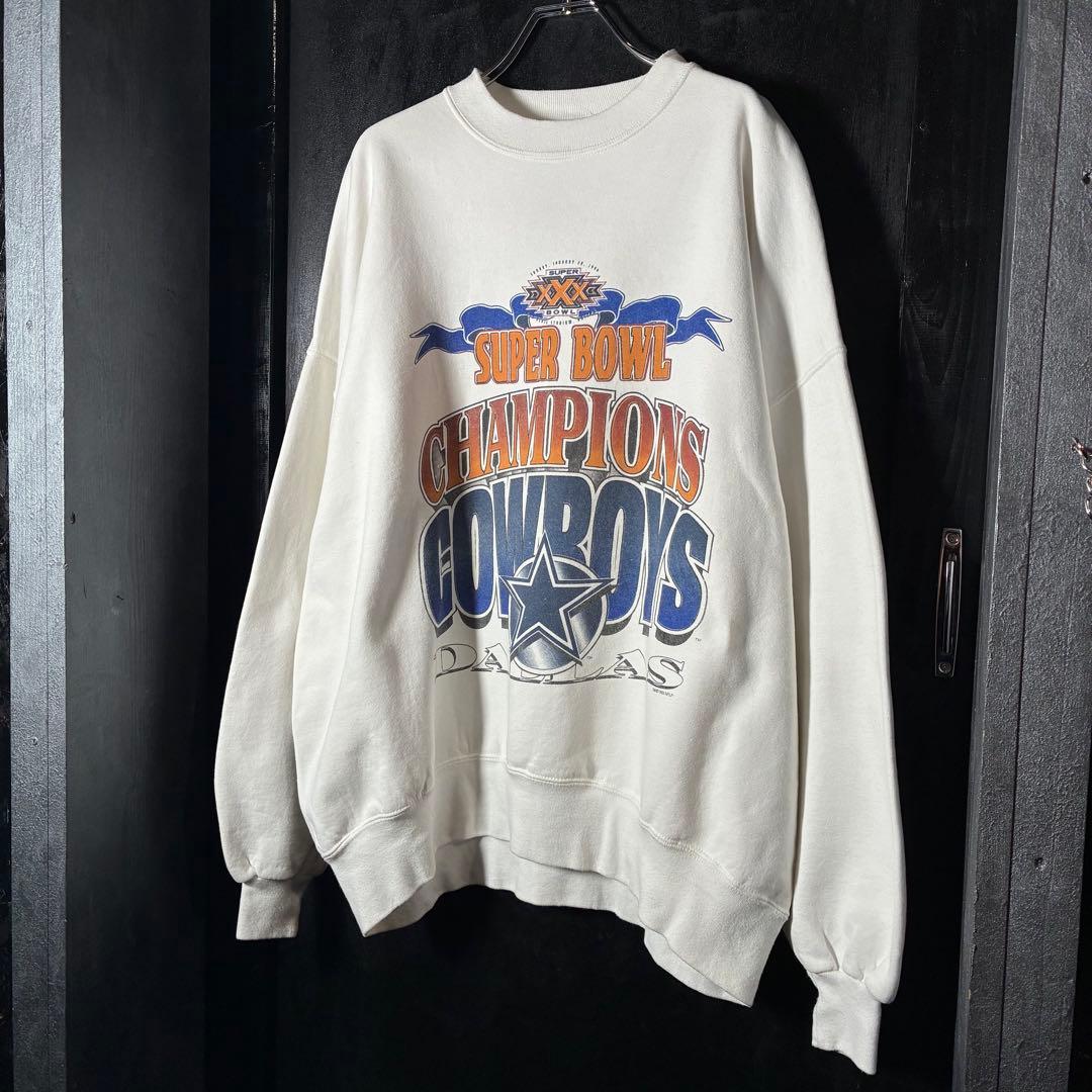 90s USA製NFL SUPER BOWL COWBOYS スウェット　XXL