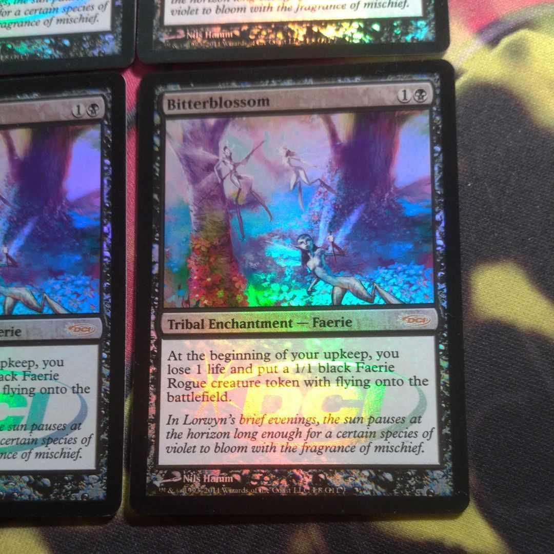 MTG　苦花　FOIL　4枚セット