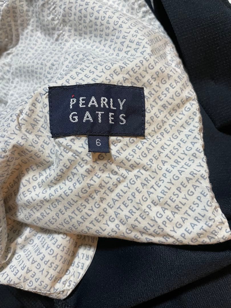 【美品】PEARLY GATES パンツ サイズ6 ブラック