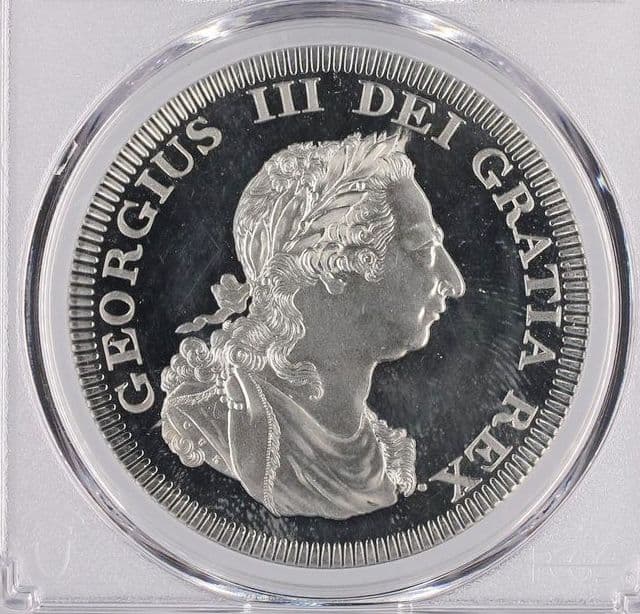 1808年 2007年 ジョージ3世 10リアル プルーフ銀貨 PCGS