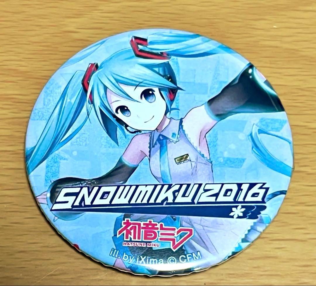 初音ミク 雪ミク 2016 缶バッジ iXima