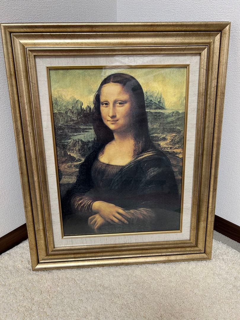Monna Lisa モナ・リザ　レプリカアート　額縁付き