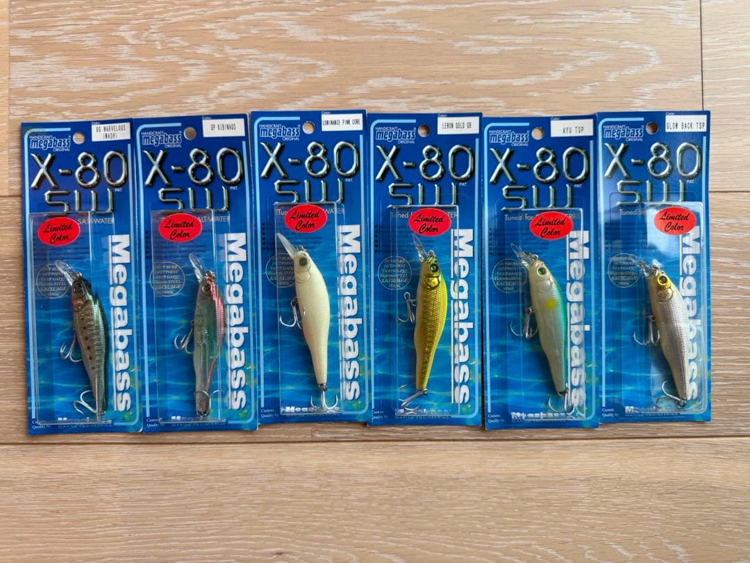 Megabass X-80 ルアー 6個セット