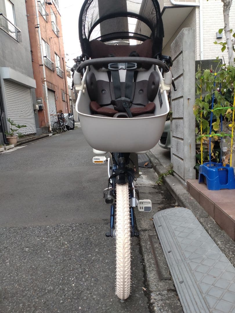 配送可★直接引渡可カスタム【ギュットミニ】電動アシスト自転車子供乗３人