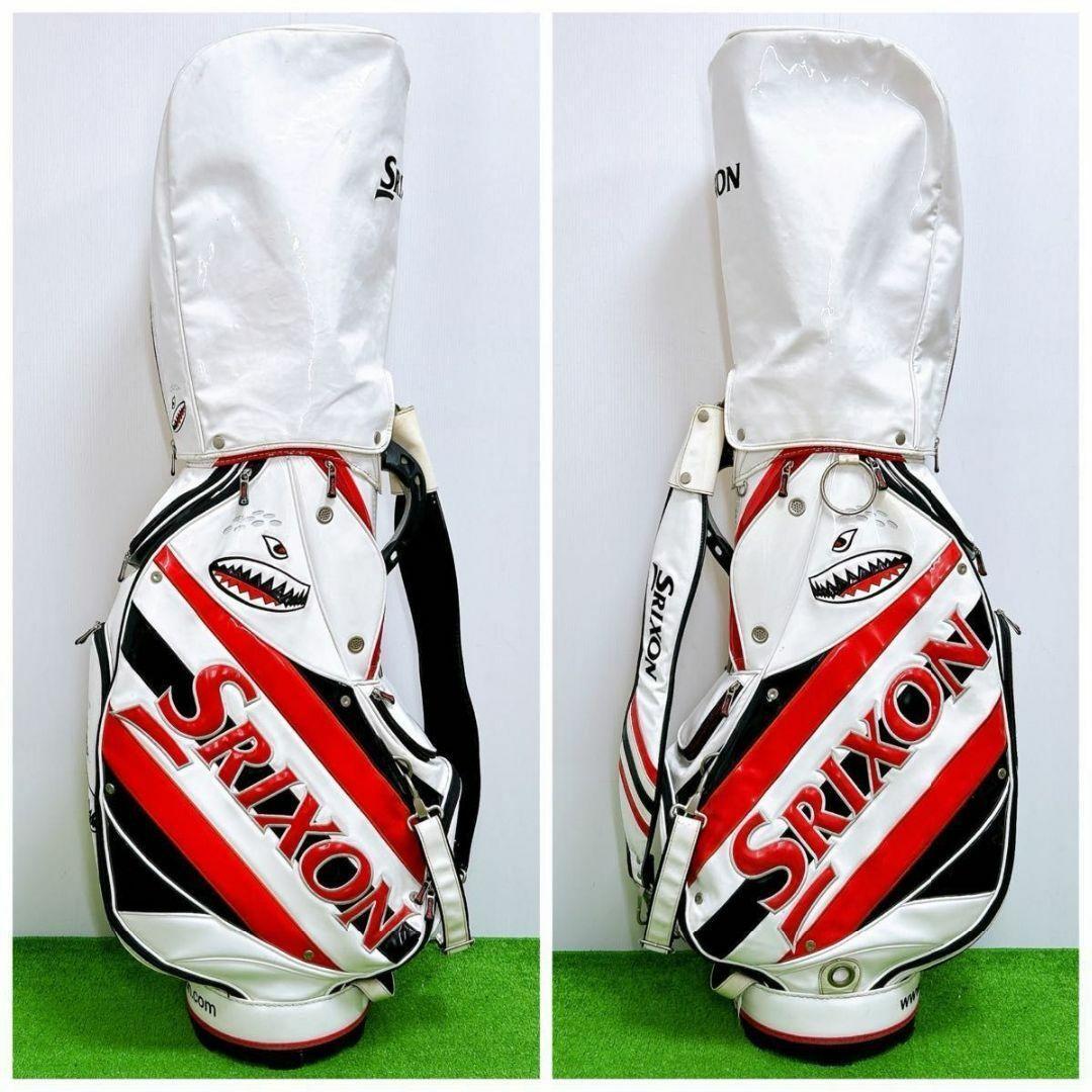 【希少】スリクソン ガオモンスター キャディバッグ エナメル 3点式ショルダー