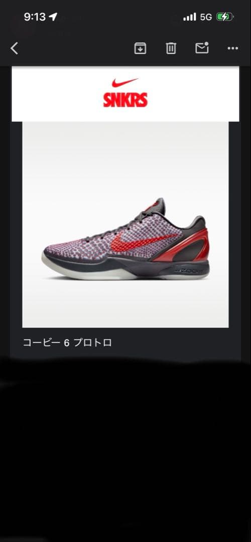 Nike コービー 6 プロトロ シューズ
