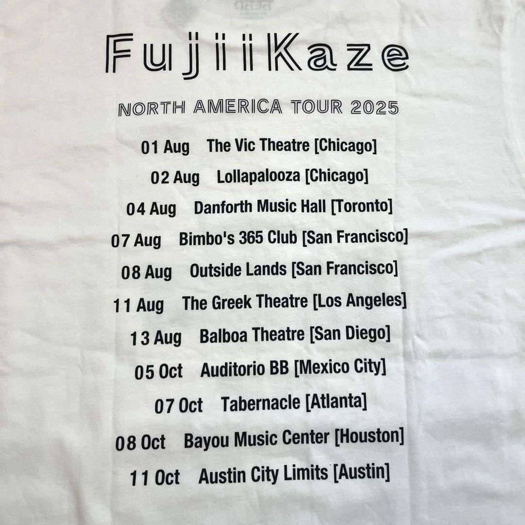 藤井風　新品NORTH AMERICA TOUR 2025ドリンク　M