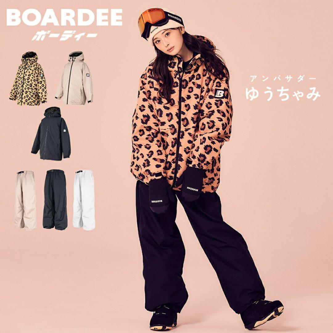BOARDDEE ヒョウ柄 スノーボードジャケット